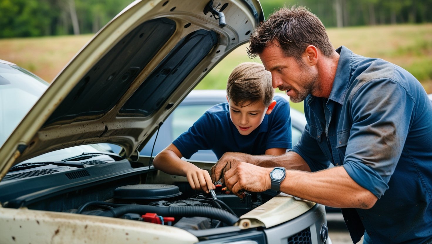 Top 7 Skills to Teach Your Son About Vehicle Maintenance - Pancakes ...